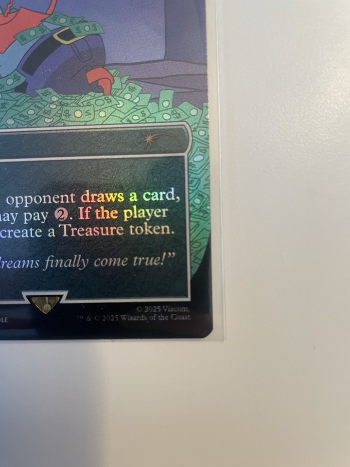 Magic The Gathering - Smothering Tithe - SpongeBob Secret Lair - Mr ...