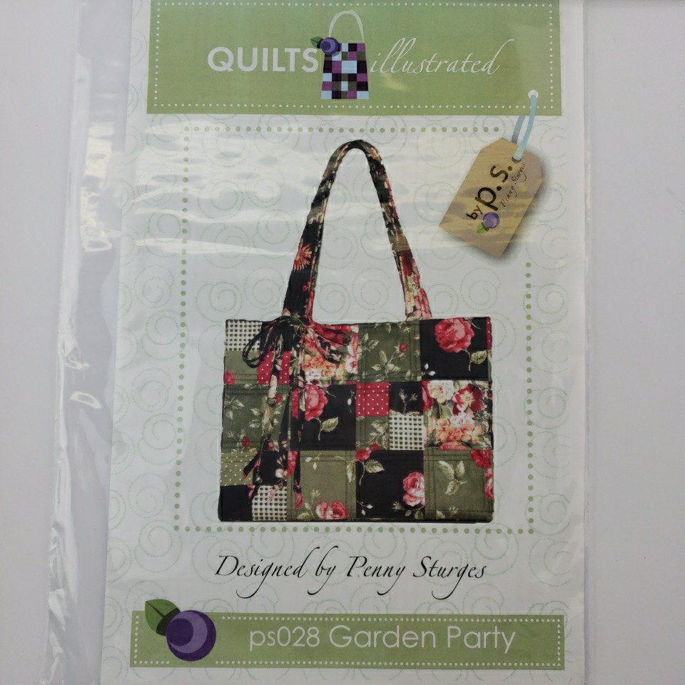 3 Sewing Patterns Purse Bags Riley's Bag, Mini Divas, Garden Party | eBay