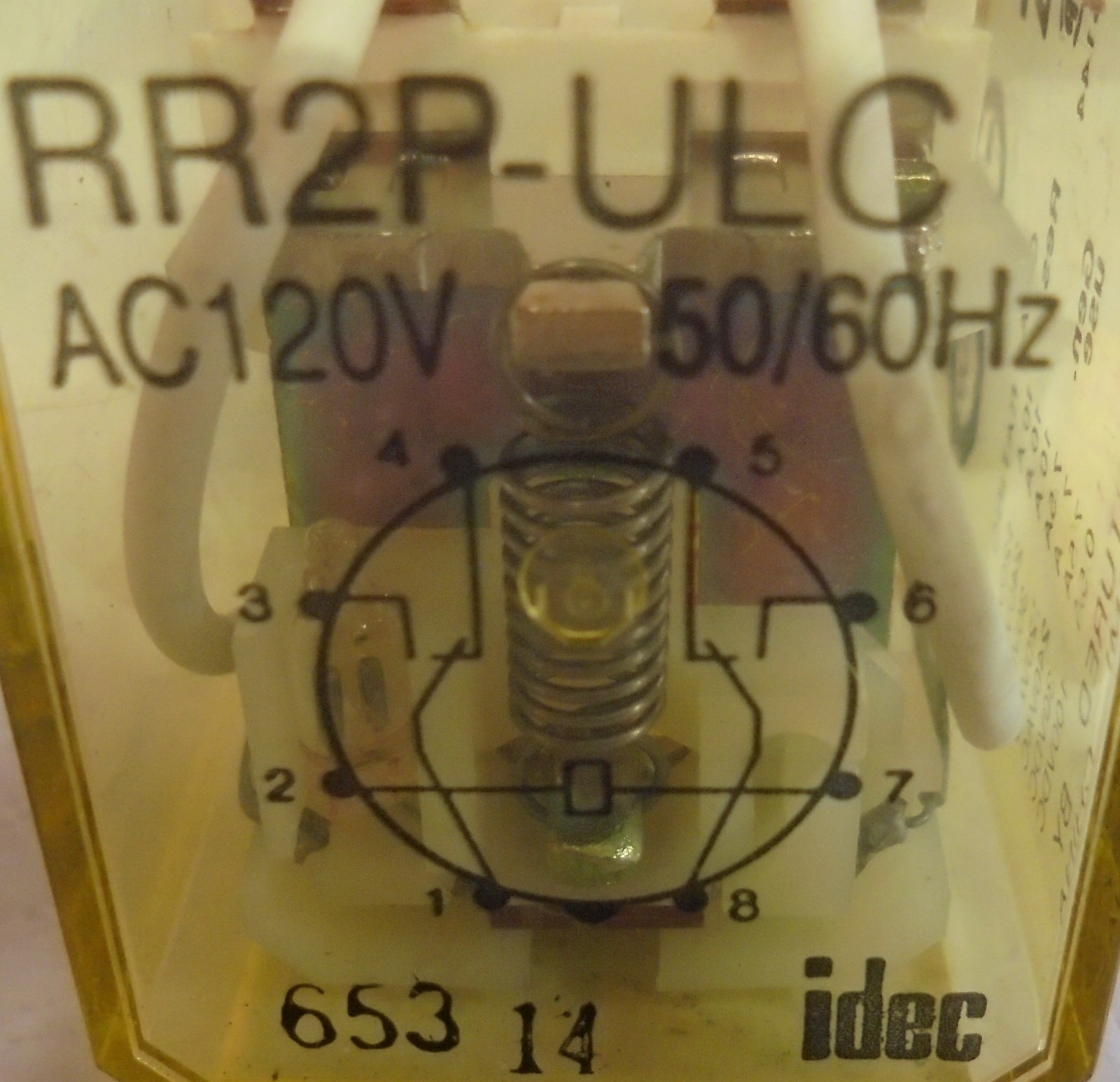 IDEC RELAY, RR2P-ULC, AC 120V, 50/60HZ | eBay