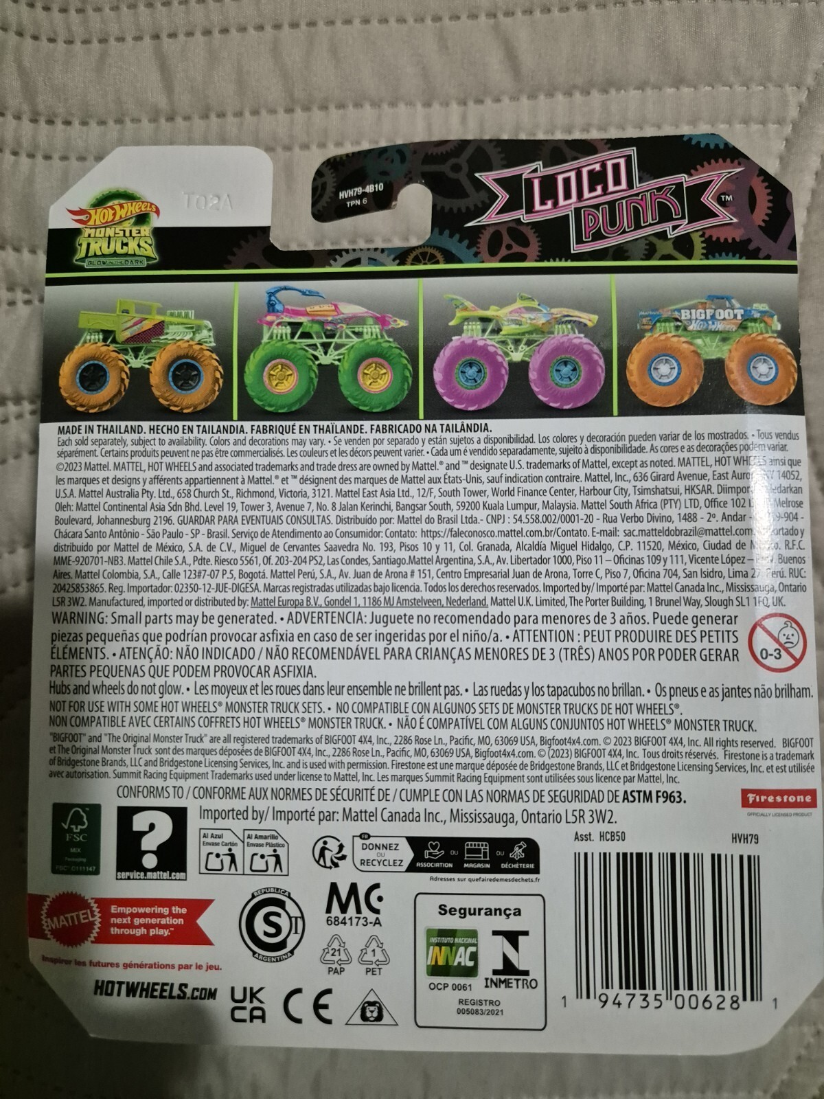 Hot Wheels Loco Punk Brand New Glow In the Dark | eBay