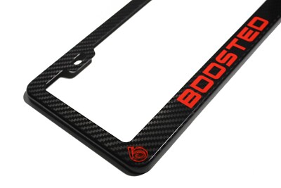 Real Carbon Fiber License Plate Frame for For Mustang F150 - Boosted | eBay