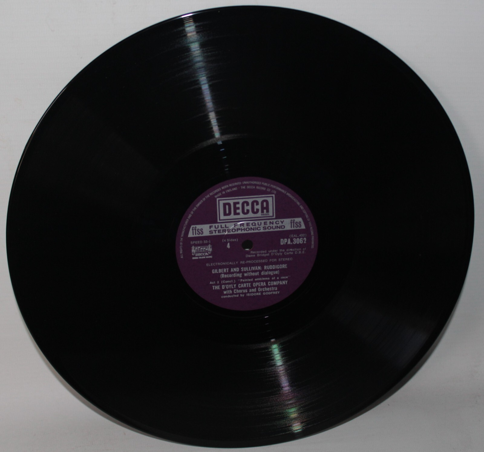 D'Oyly Carte Opera Company - Ruddigore - Double Vinyl LP - Decca DPA ...