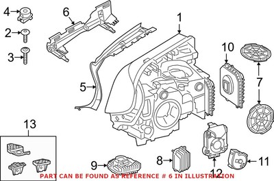 Genuine OEM Headlight Bracket for BMW 63117215278 | eBay