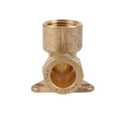 Wall Plate Elbow Compression- 15MM X 1/2"- Brass | eBay UK