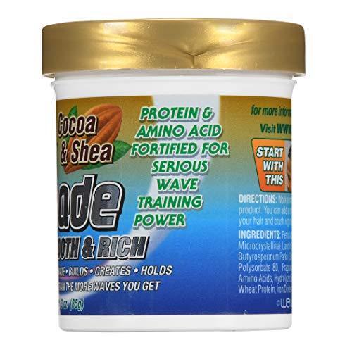 WaveBuilder Cocoa Shea Super Smooth Rich Pomade 3 Oz for sale online | eBay