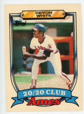 1989 TOPPS AMES 20/20 CLUB #31 - DEVON WHITE - CALIFORNIA ANGELS | eBay