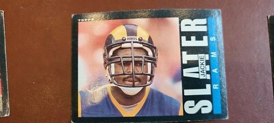 1985 topps Jackie Slater Football Card #86 Los Angeles Rams | eBay