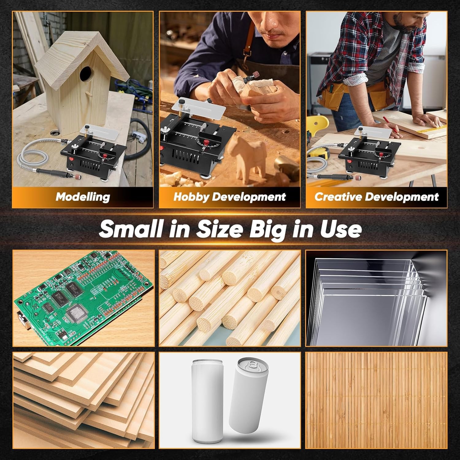 Saker Mini Multi-Functional Table Saw,Mini Saws for Black | eBay