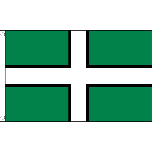 DEVON COUNTY FLAG 3' x 5' - COUNTY OF DEVON - ENGLAND FLAGS 90 x 150 cm ...