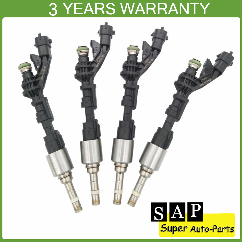 Set of 4 Fuel Injectors 8W93-9F593-BB Fit For Jaguar XK XKR X150 QQ6 ...
