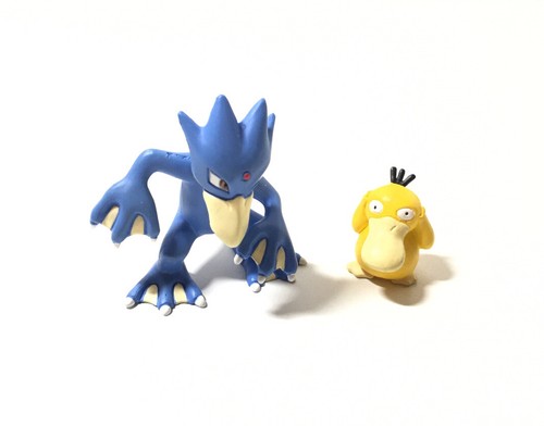 Pokemon Zukan 1/40 Psyduck Golduck Figure set | eBay