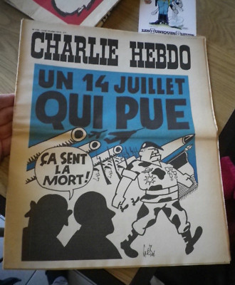 Charlie hebdo N° 139 - 1973- Gébé - Un 14 juillet qui pue | eBay