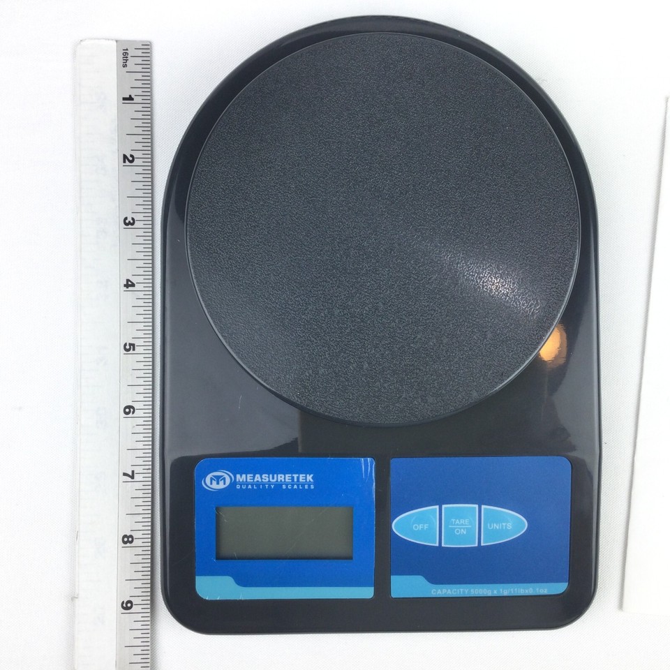 Measuretek Scale Postal Shipping 11 lb / 5000 g Capacity Round Platform ...