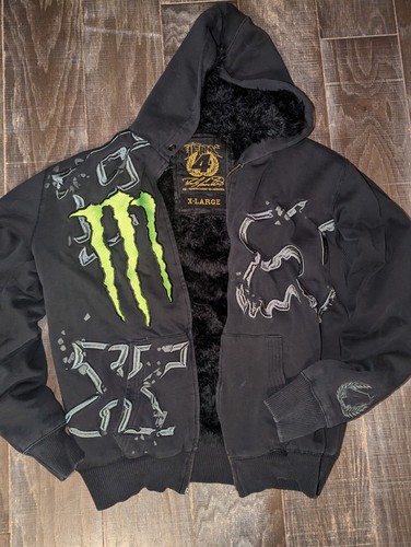 XL Y2K RARE FOX RACING Monster Energy Collaboration Ricky Carmichael ...