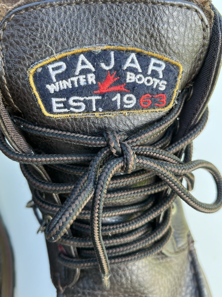 Pajar Canada Winter Boots Mens Size 10-10.5 Leather -30 Waterproof Seam ...