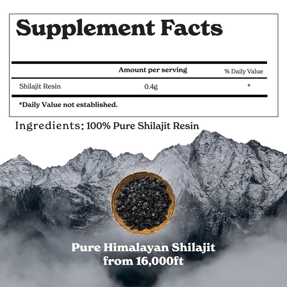 Better Alt Pure Himalayan Shilajit Resin Pack of 1 High 1 Count (Pack 1 ...