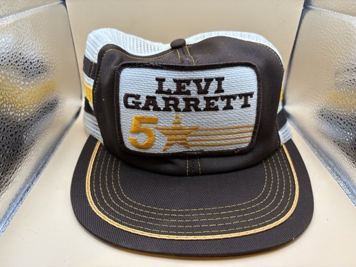 Levi Garrett 5 Star 3-Stripe Mesh Snapback Hat - Trucker - Vintage - | eBay