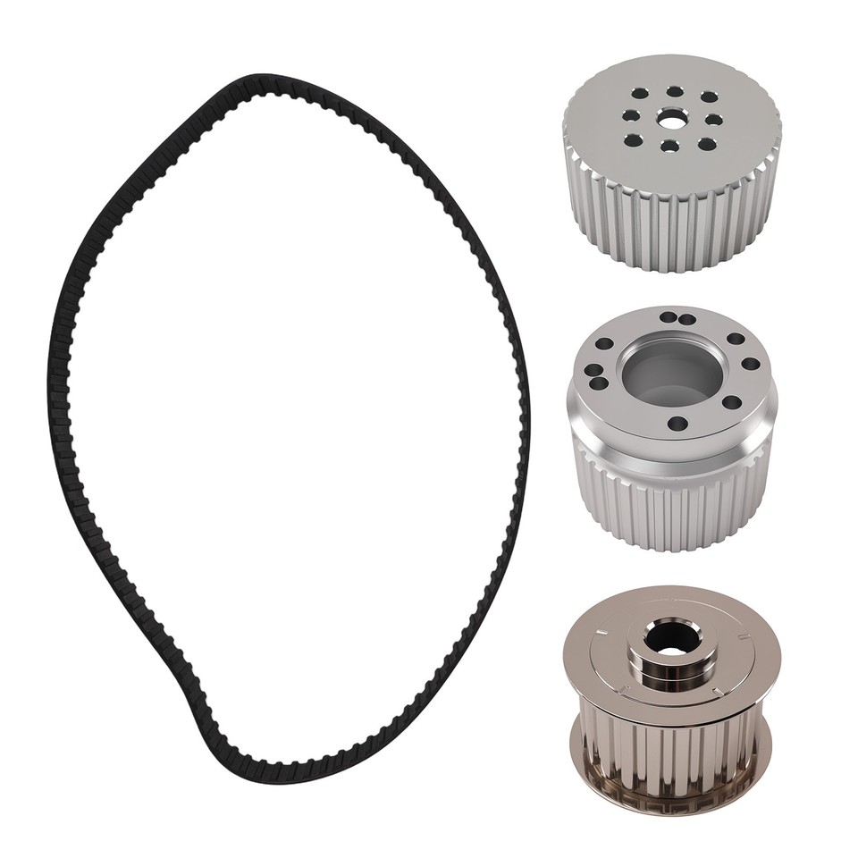 Aluminum Gilmer Belt Drive Pulley Kit For Ford Small Block SBF 289 302 ...