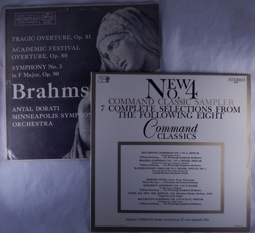 33 RPM Records Brahms & Classical Classics Albums VG+ Lot of 2 | eBay