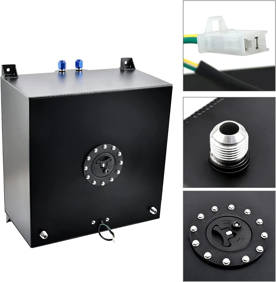 8 Gallon Black Aluminum Racing Drift Fuel Cell Gas Tank | 30.5L ...