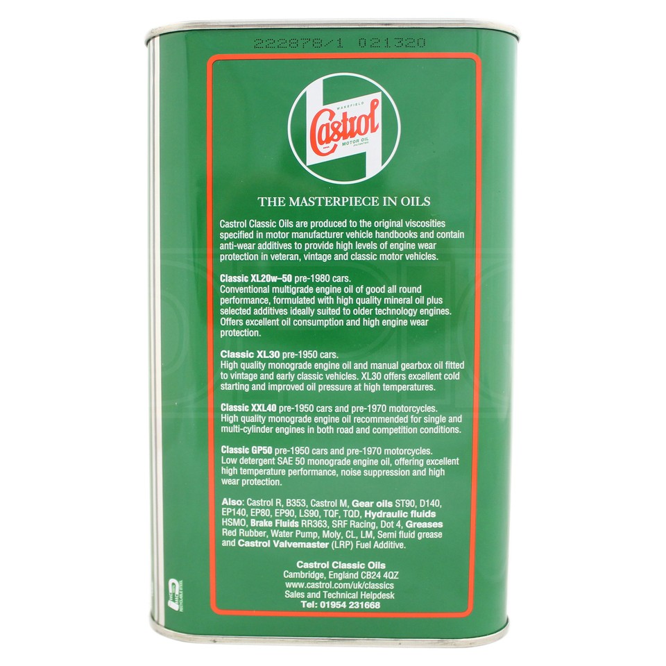 Castrol Classic EP90 Mineral Based Multi-Purpose Extreme Pressure Oil ...