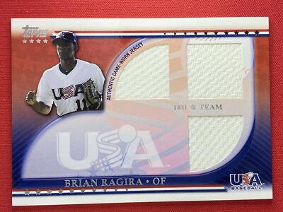 2010 Topps USA Baseball #USAR-BR Brian Ragira USA Triple Jersey | eBay