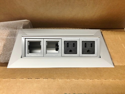 Byrne Interlink IQ Power/Data Unit Pop-Up Grey Outlet Blank #9833 | eBay