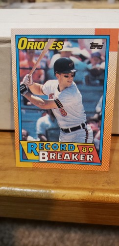 1990 Topps - Record Breaker #8 Cal Ripken Jr Baltimore Orioles Mint Pre ...