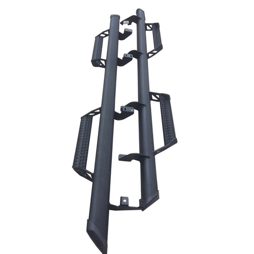 Pair Predator Pro Step Bars (double cabs) Compatible with 2017-21 ...