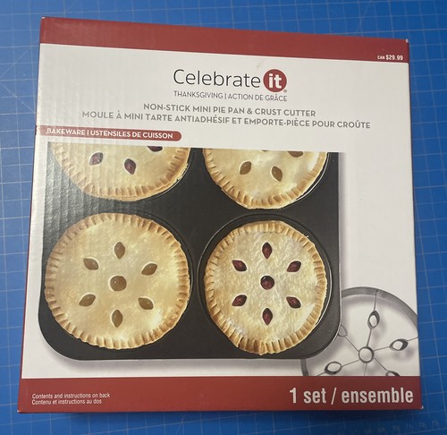 Celebrate It Non-Stick Mini Pie Pan Crust Cutter | eBay