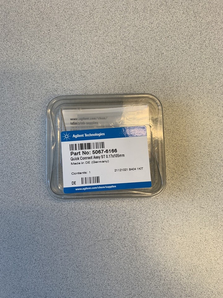 *New Sealed* Agilent Quick Connect Assy 0.17x105mm LC Fitting P/N 5067 ...