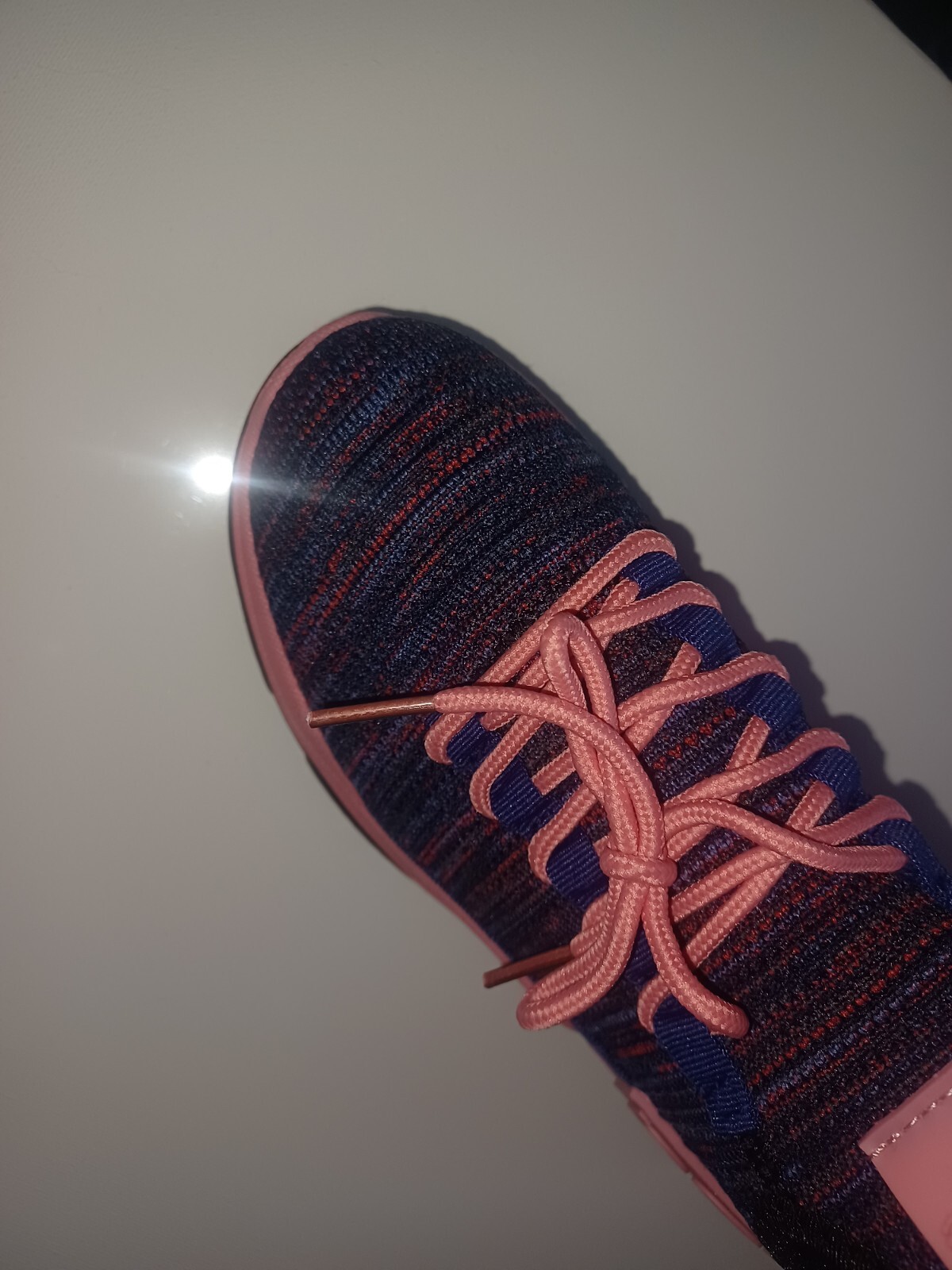 Womens BeBe Sport Pink Purple Athletic Shoes Sneakers 10 M Stretch ...