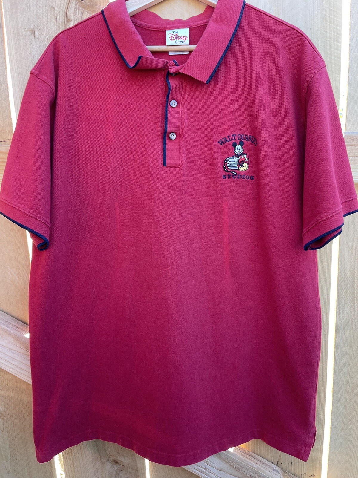 Vintage Walt Disney Studios Mickey Mouse Polo Shirt A… - Gem