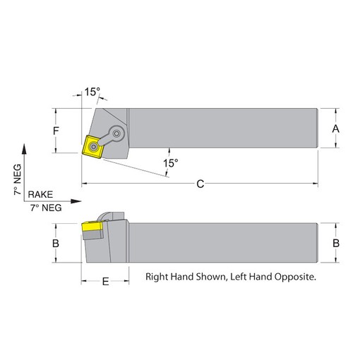 Dorian 50543 MSRNL16-6D LH Toolholder for SNM_643 inserts | eBay