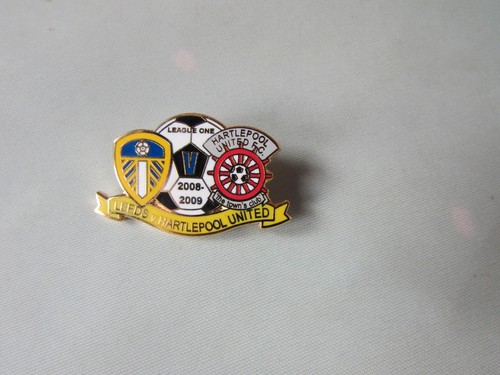 LEEDS United v HARTLEPOOL United 2008 - 2009 FOOTBALL League One Pin ...