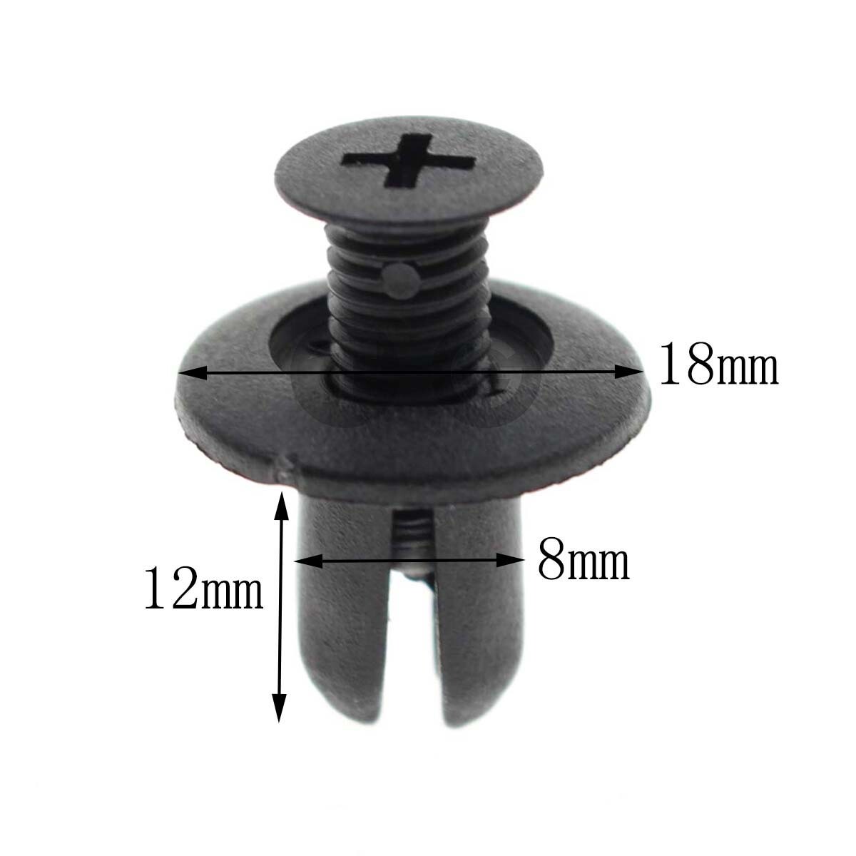 100PCS Bumper Retainer Fender Liner Clip Hood Rivets For For Hyundai ...