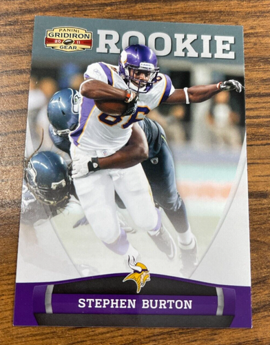 2011 Panini Gridiron Gear Card # 208 Stephen Burton Rookie | eBay