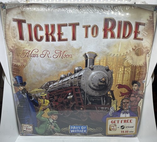 Brand New Sealed Ticket to Ride Board Game Days of Wonder North America ...