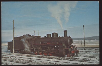 USSR Railways Russian Decapod Steam Locomotive Railroad Train Postcard ...