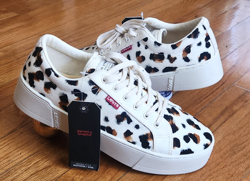 Limited Edition NEW Levi's Tijuana 2.0 Leopard Print Platform Shoes ...