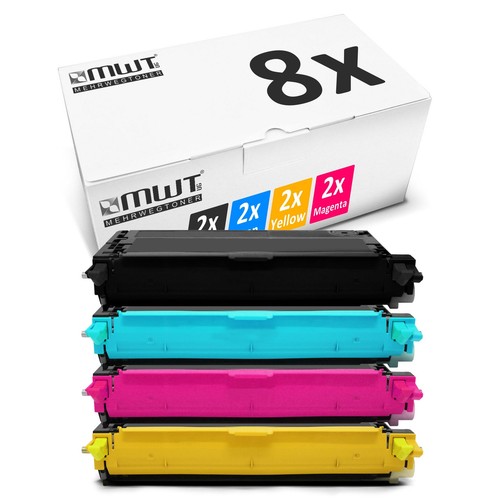 8x toner XXL for Xerox phaser 6180-D 6180-DN 6180-N 6180-MFP ...