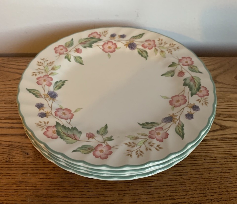 BHS Victorian Rose Side Plates 18Cm Set of 4 | eBay UK