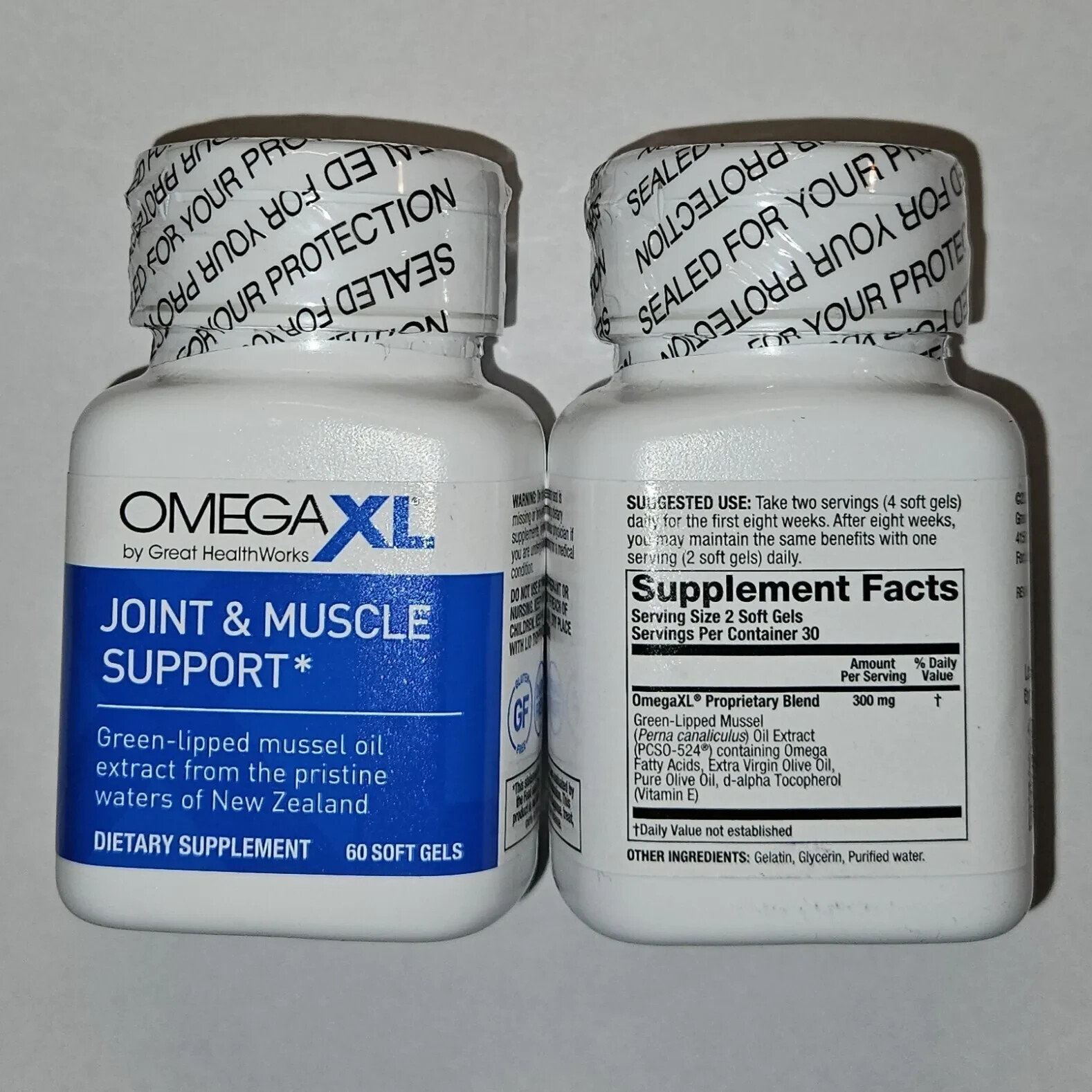 Omega XL 60ct by Great HealthWorks: Small, Potent, Joint Pain Relief ...