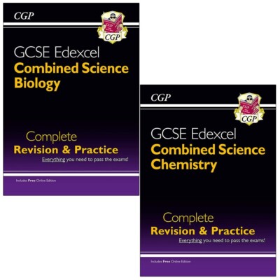 GCSE Combined Science Edexcel Complete Revision & Practice 2 Books ...