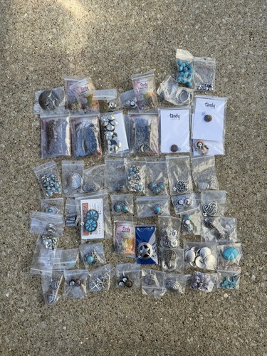 Leather Working Saddle Belt Buckle Making Hardware Lot Conchos Beads ...