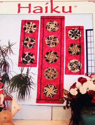Pieced Table Runner Banner Quilt Pattern "Haiku" | eBay