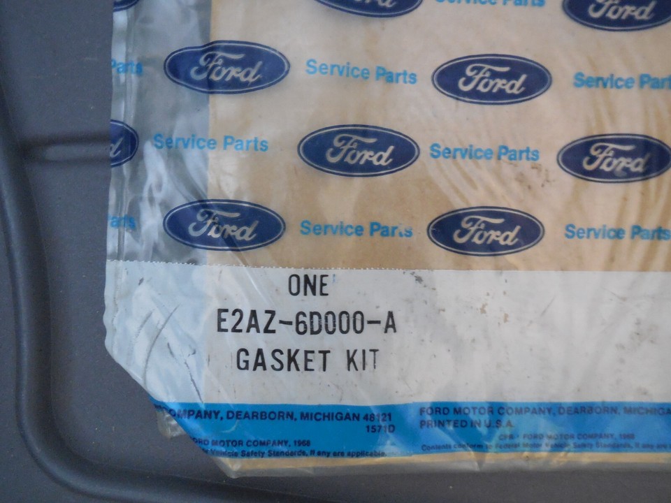 NOS 1973-1978 Ford 351W 2bbl Timing Cover Gasket Set E2AZ-6D000-A | eBay