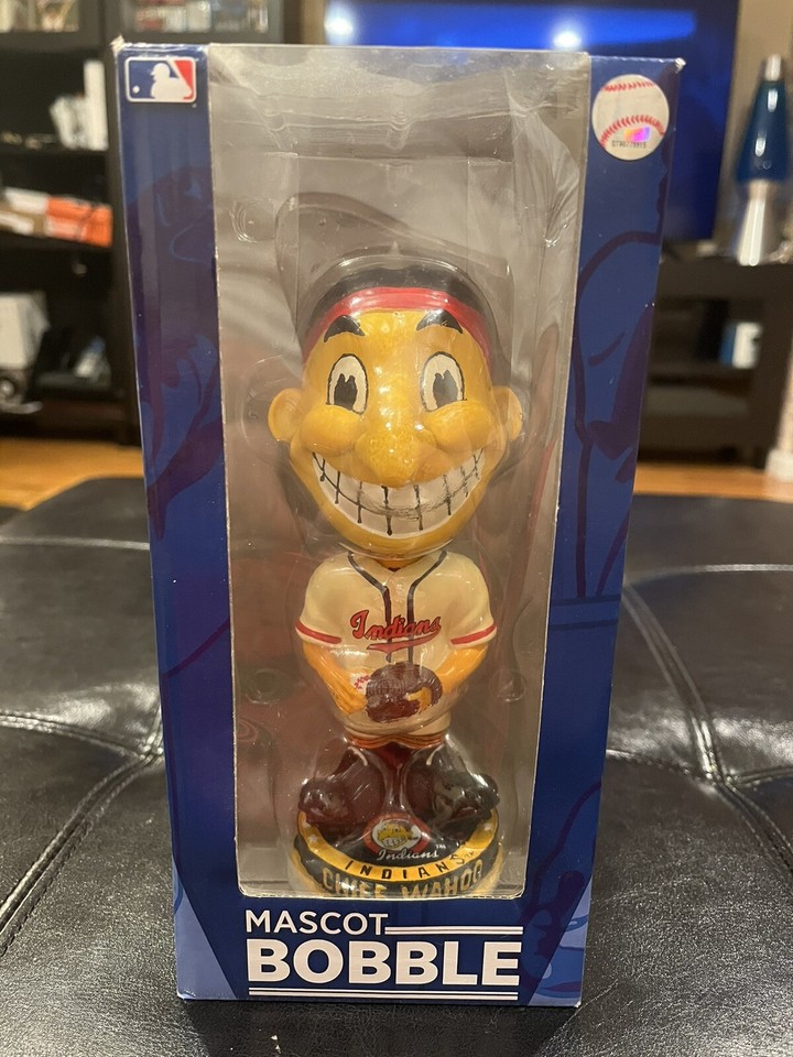 Cleveland Indians Chief Wahoo BobbleHead 1948 Wahoo Bobble FOREVER New ...