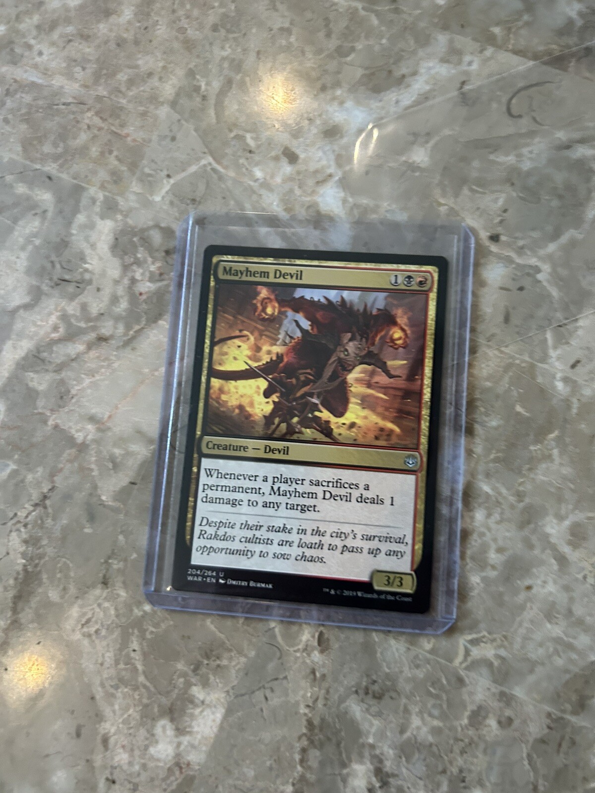 MTG Mayhem Devil War of the Spark 204/264 Regular Uncommon | eBay
