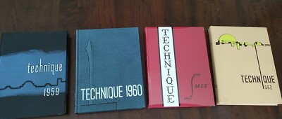 Massachusetts Institute Of Technology(MIT) Technique Yearbook Lot Of 4 ...